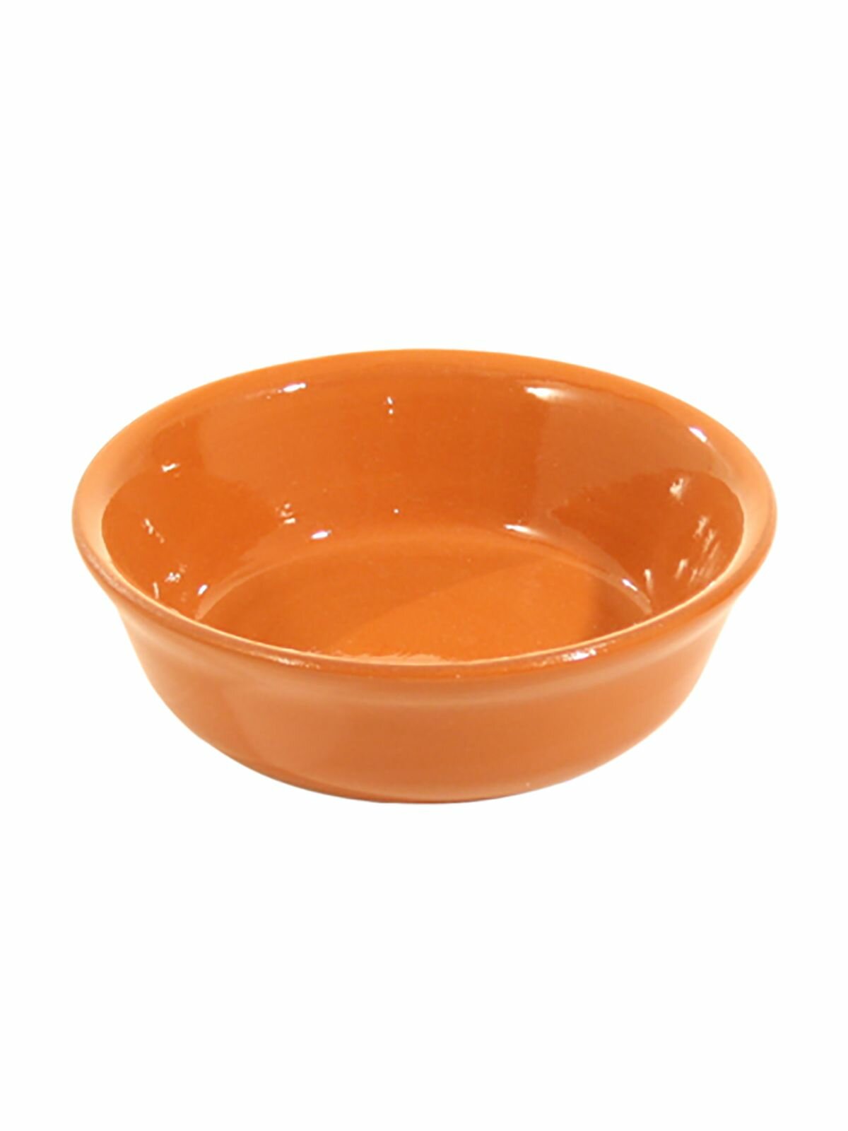 Салатник Вятская керамика, керамический, объем 500 мл, морковный