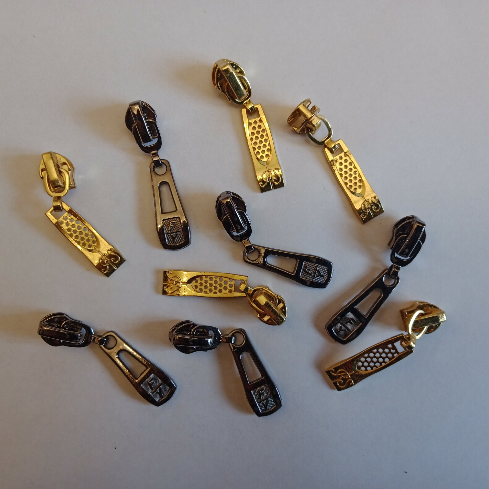 Бегунок / Замок-автомат для молнии, №7, 10 шт