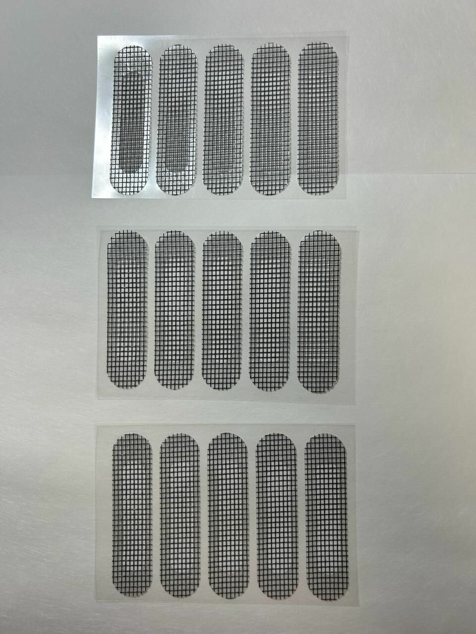 Набор заплаток для ремонта москитной сетки 15 шт