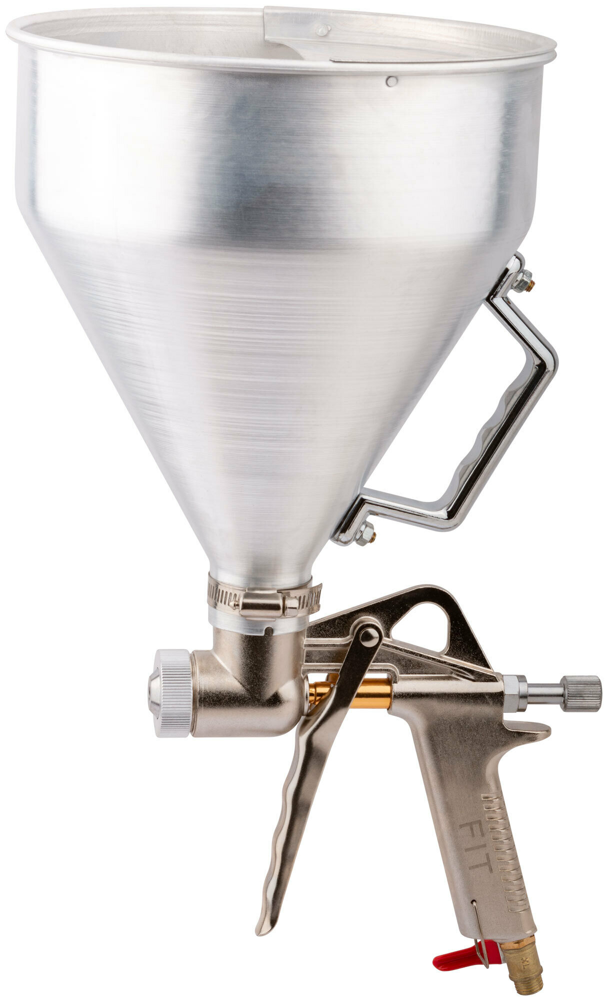 Пистолет картушный для штукатурки, для строительных смесей, с алюминиевым верхним бачком 4.9 л