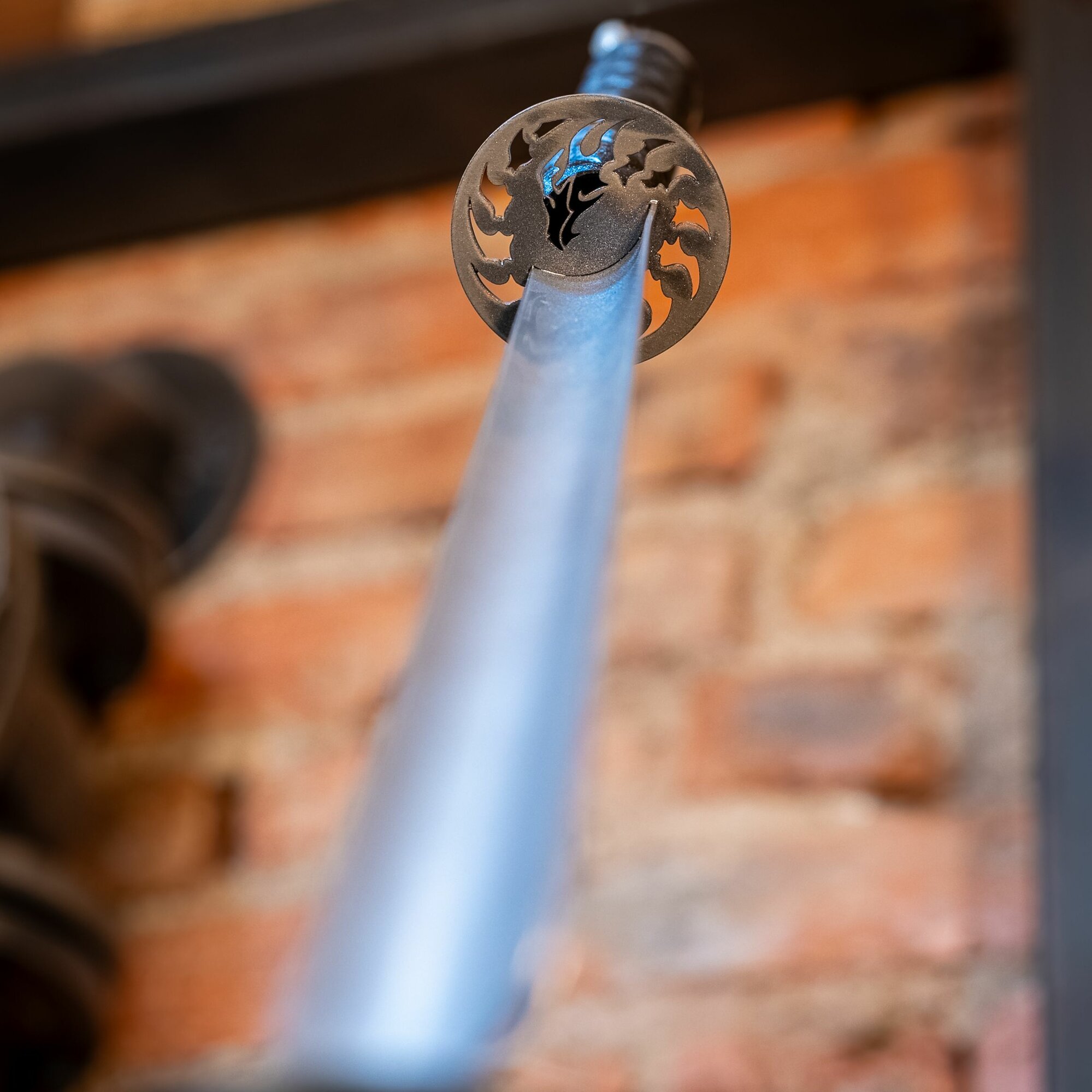 Ложка/рожок для обуви Металл Катана мини, 58 см