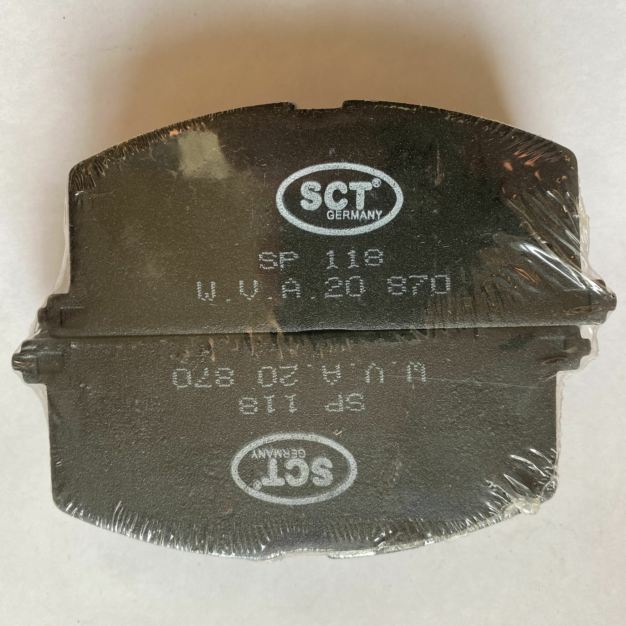 Колодки тормозные дисковые передние SCT для Toyota Camry/Corolla/Celica (SP118)