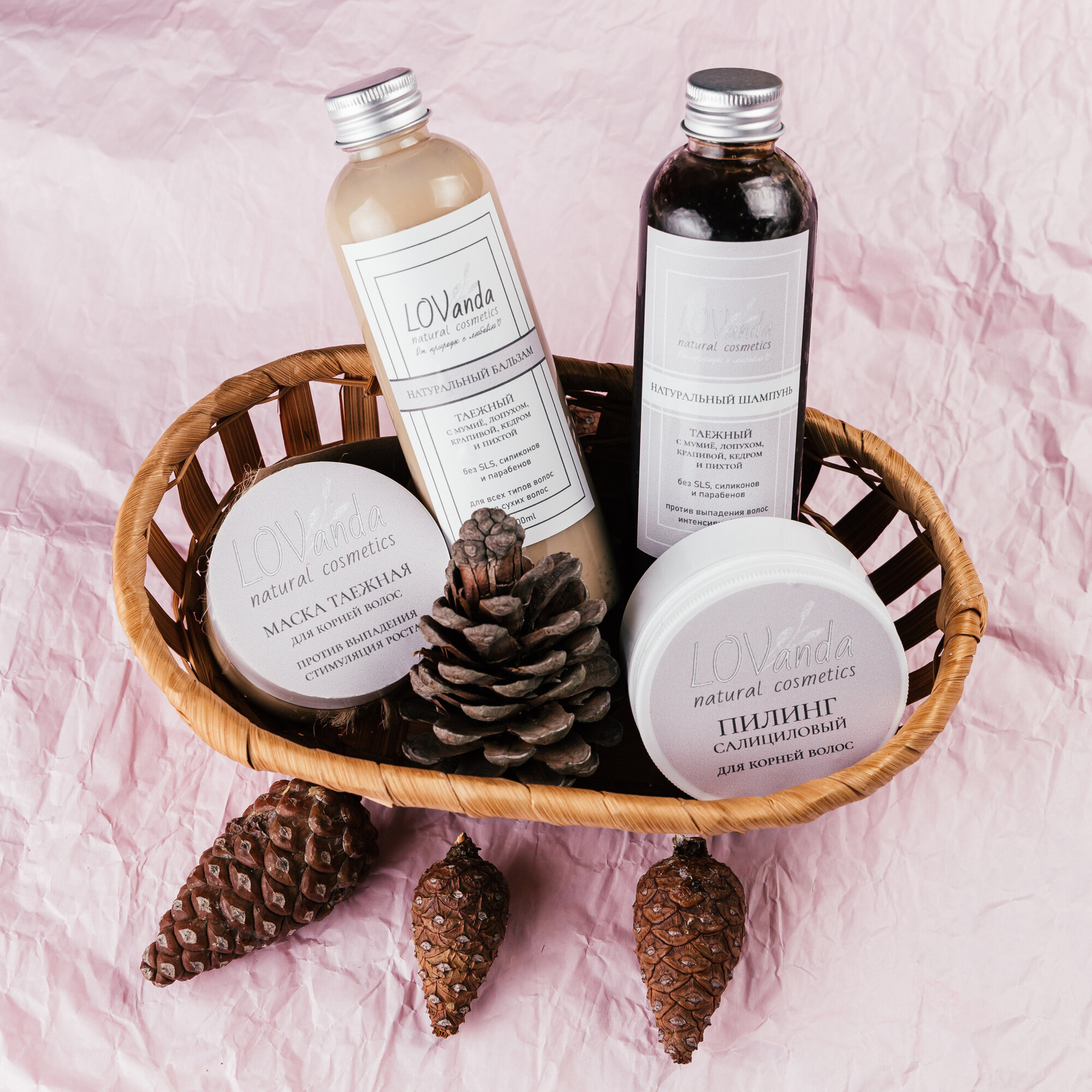 Набор Таежные средства для роста и от выпадения волос