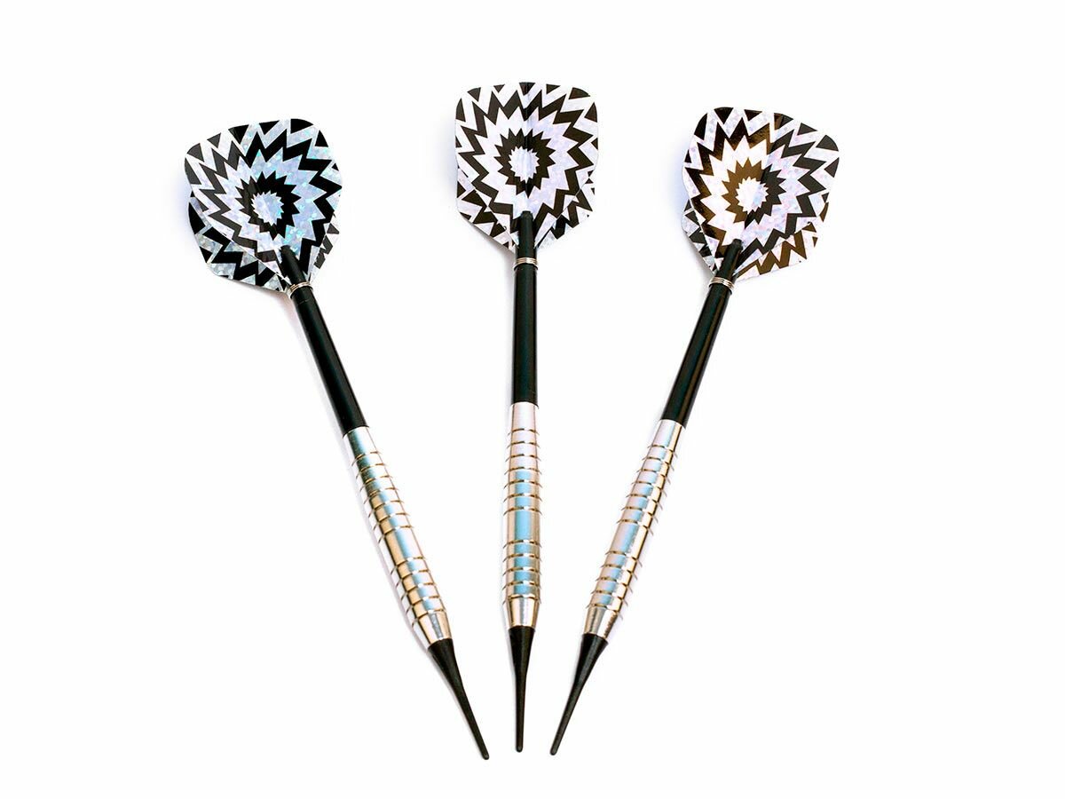 Дротики для дартса Stinger, 3шт, уровень-начальный, полимер, покрытие никель, вес 18г