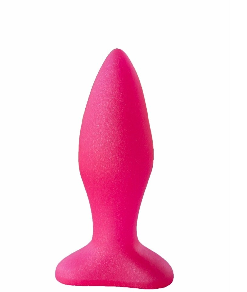 Анальная пробка, розовая, 11см