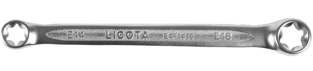Licota AWT-EAF1622 Ключ накидной, E-профиль, двусторонний, E16, E22