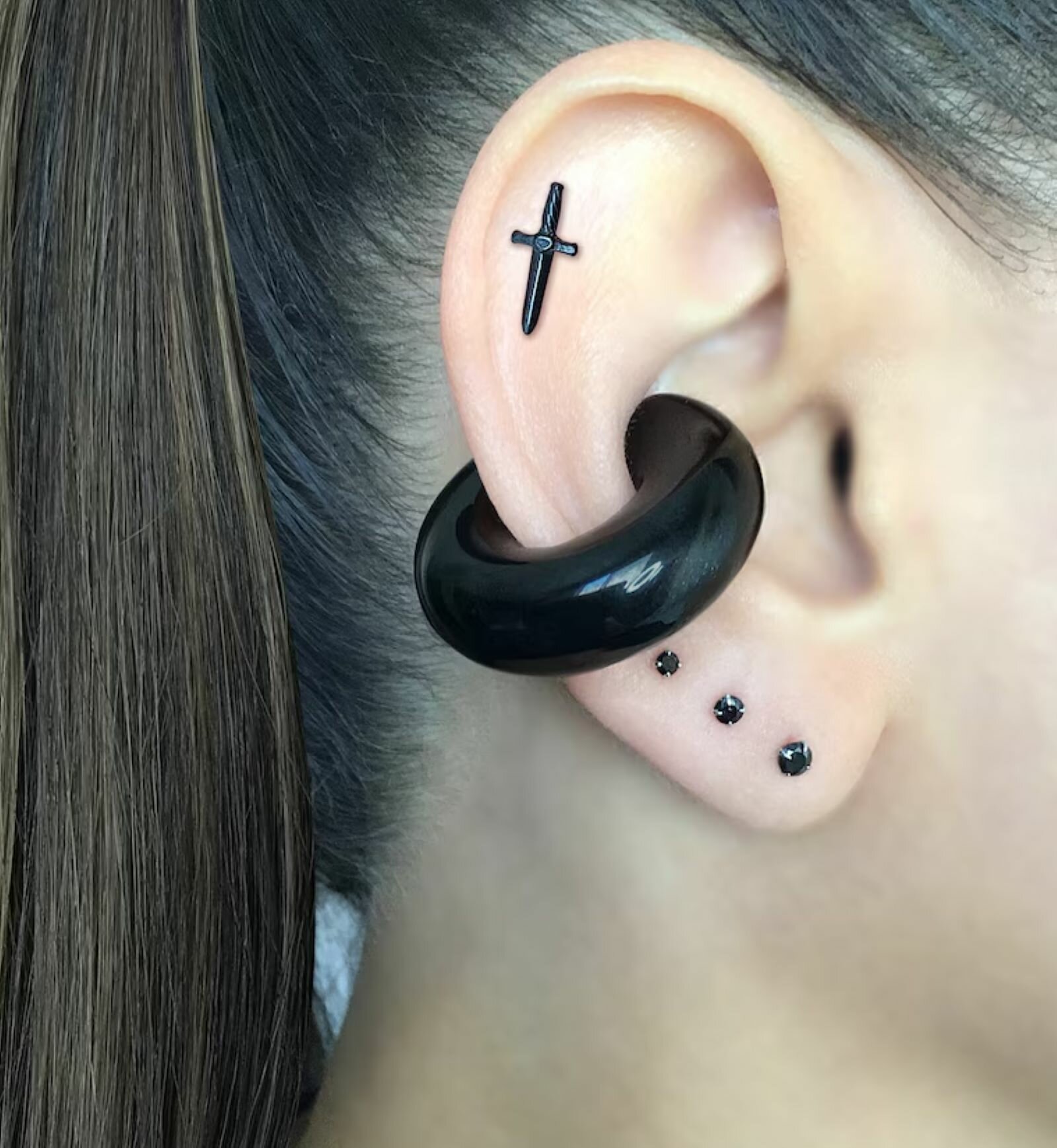 Моносерьга кафф, славянский оберег