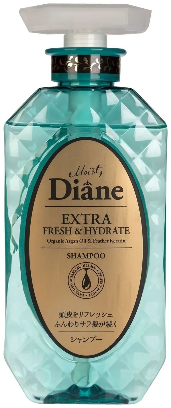 Шампунь для волос Moist Diane Perfect Beauty с кератином Свежесть 450 мл