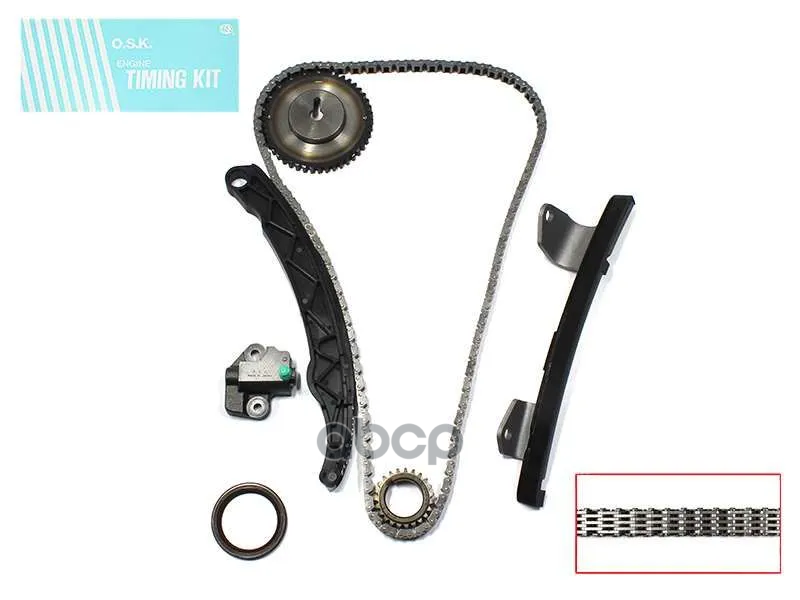 Комплект замены цепи ГРМ MAZDA 2/3/DEMIO/AXELA/VERISA ZJ/ZY/Z6 1.3/1.5/1.6 (L=158) 02- OSK арт. M220K