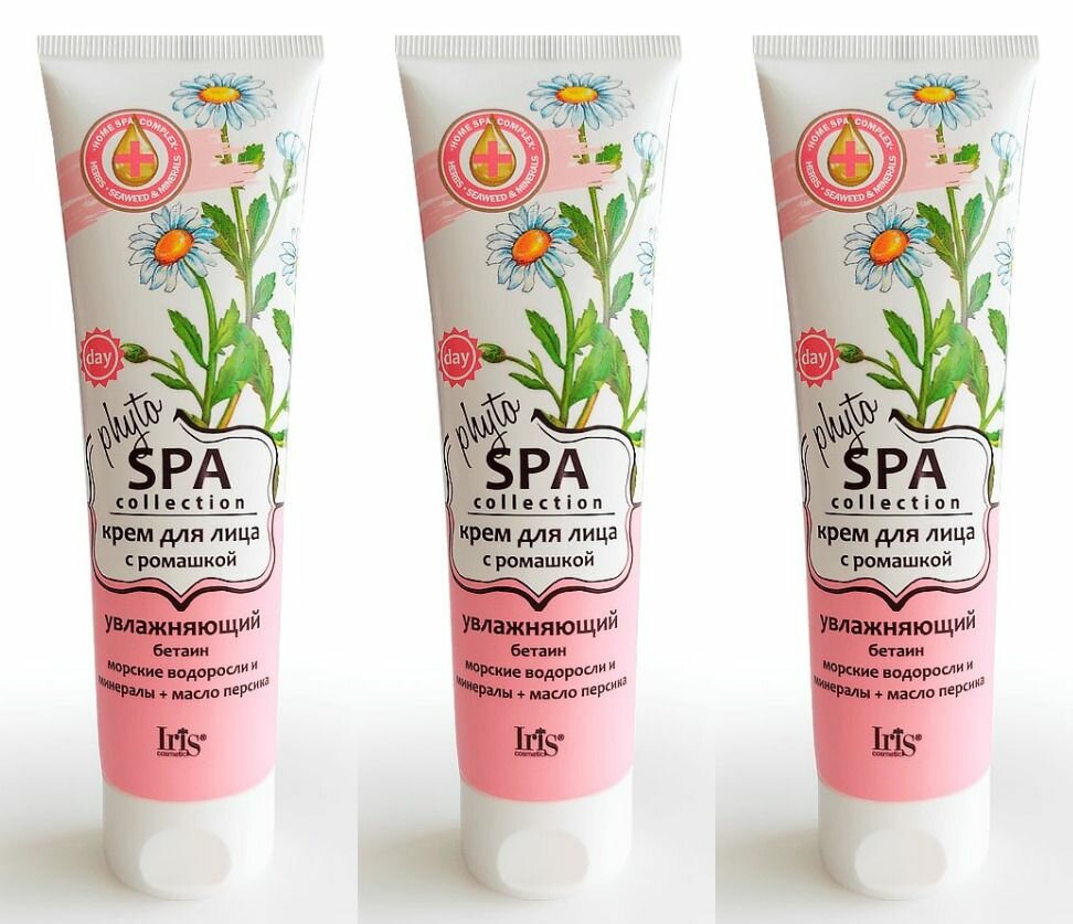 Iris cosmetic Крем для лица Phyto Spa Collection, с Ромашкой, 100 мл, 3 шт