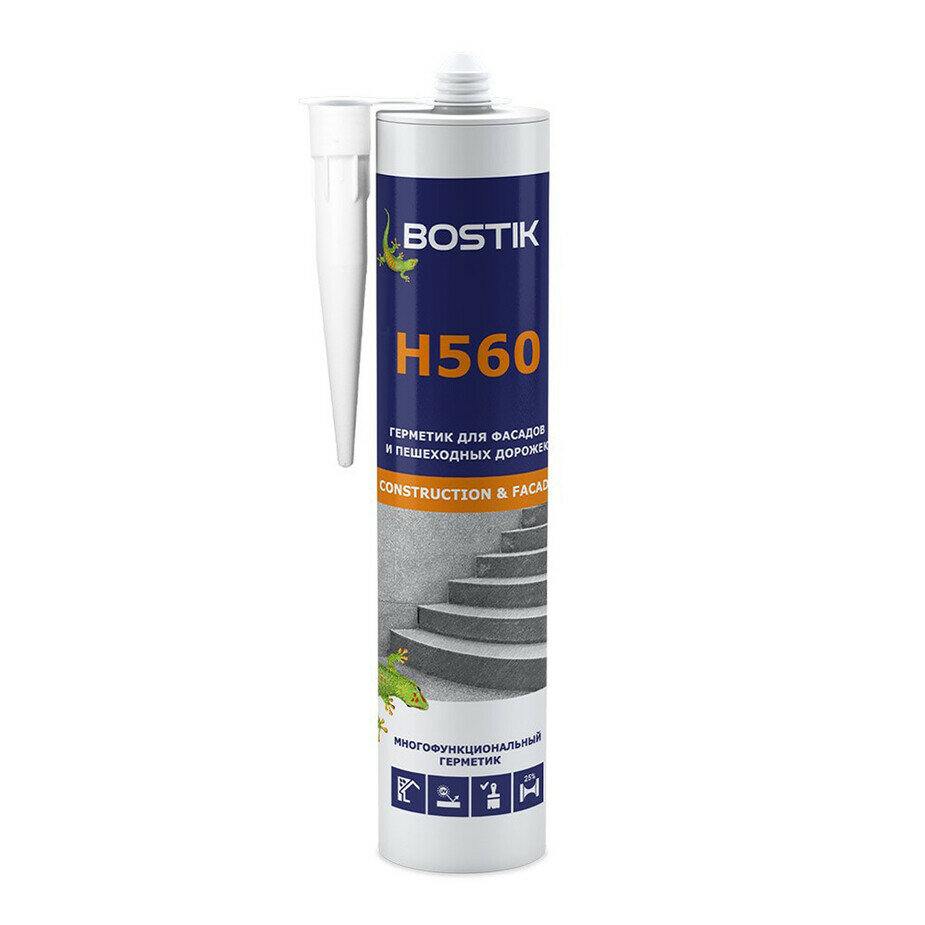 Герметик гибридный Bostik H560 Seal'n'flex all weather белый 290 мл