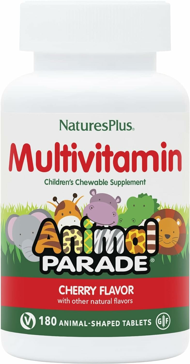 Nature's Plus Animal Parade Multivitamin Chewable, 180 таб. (Виноград)