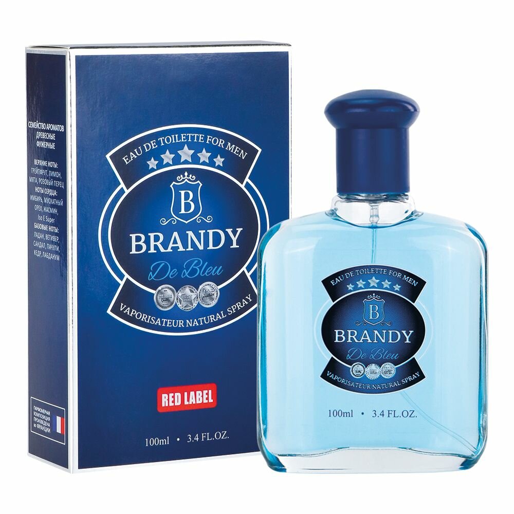 Туалетная вода VINCI Brandy De Bleu Delta Parfum, мужская, 100мл