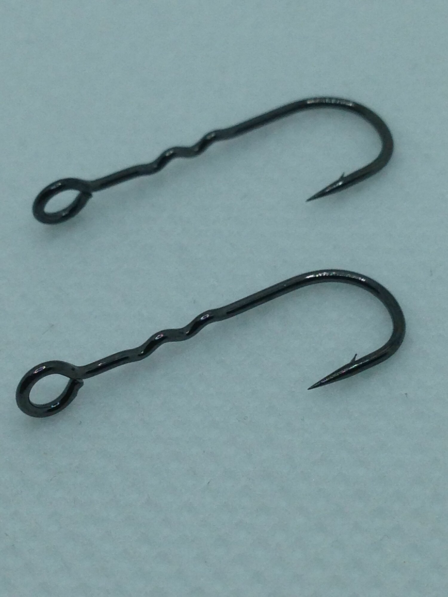 Одинарный крючок - Round Bent Fixative Shank №6-20шт