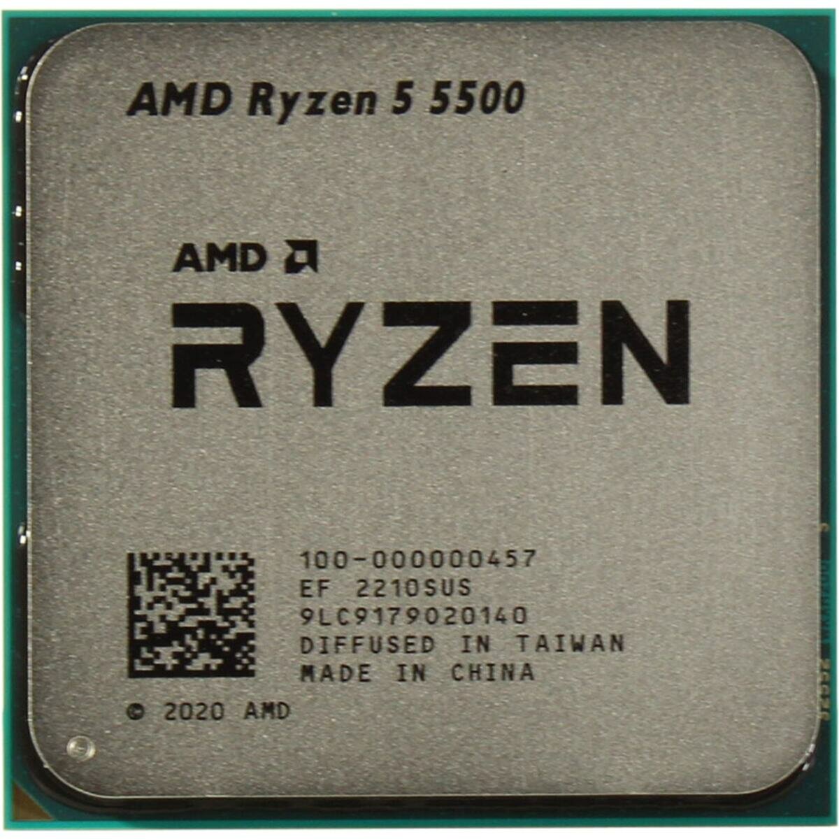 Amd Процессор AMD Ryzen 5 5500 BOX 3.6 ГГц - 4.2 ГГц/6 ядер/16 Мб/65 Вт/Socket AM4