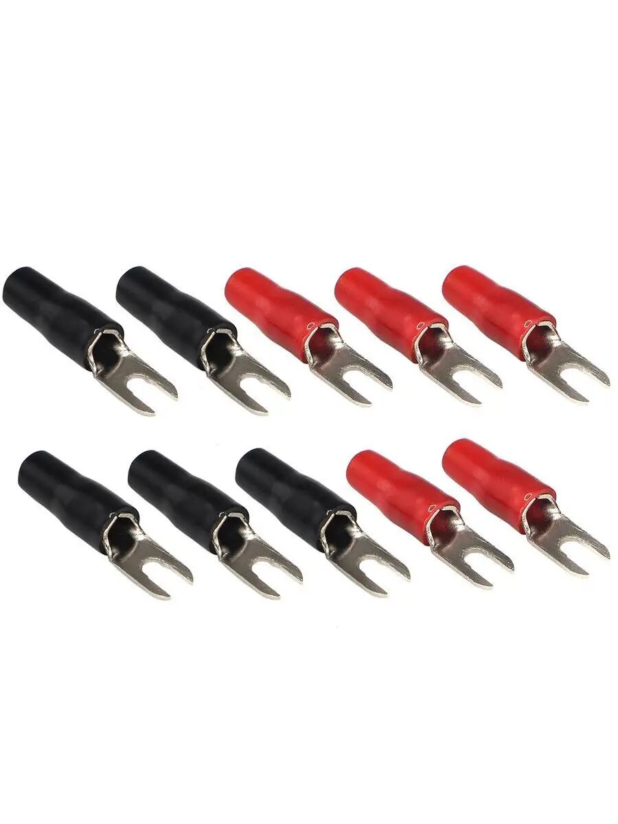 Клеммы вилка Aura ACN-S104/10, Ø4,2мм, вход 8AWG/8мм2, (10 шт).