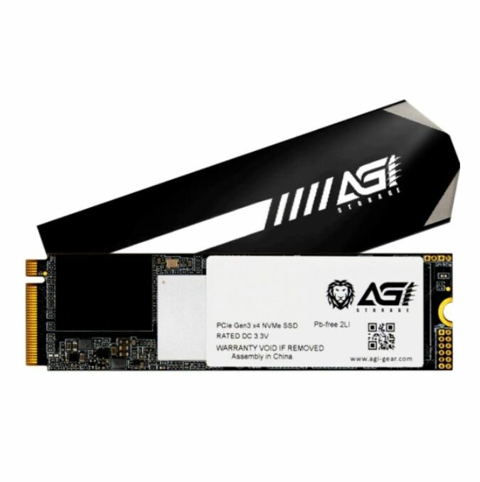 256 ГБ SSD M.2 накопитель AGI AI218 (AGI256GIMAI218) - PCI-E 3.0, чтение - 3063 Мбайт/с, запись - 1297 Мбайт/с, 3D TLC NAND