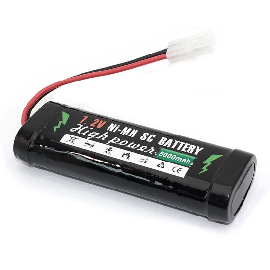 Аккумулятор VB Parts Ni-Mh 7.2V 5000 mAh AA 134.5*41*25 разъем KET-2P