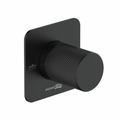 Переключатель на 2 выхода, черный матовый, WasserKRAFT A299