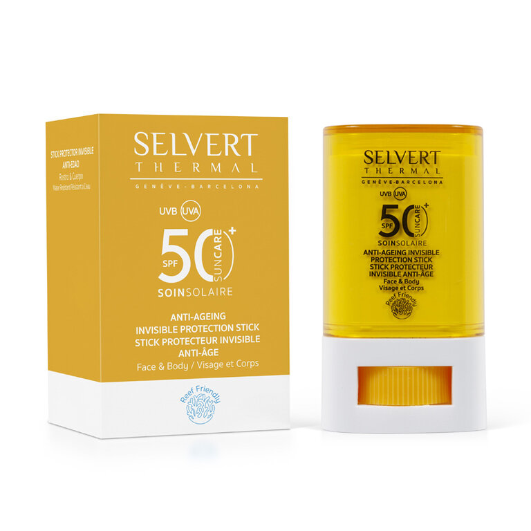 Selvert Thermal Solar Protector SUN CARE ANTI-AGEING INVISIBLE PROTECTION STICK SPF 50 Стик Швейцария 15 мл