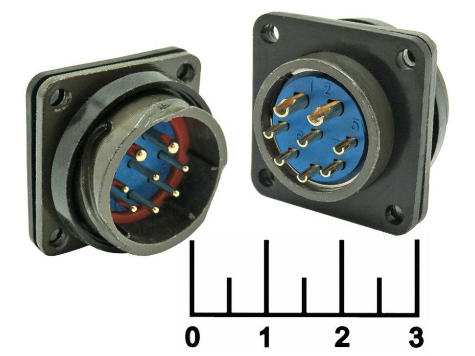 Разъем 8pin штекер в панель FQ24-8ZJ