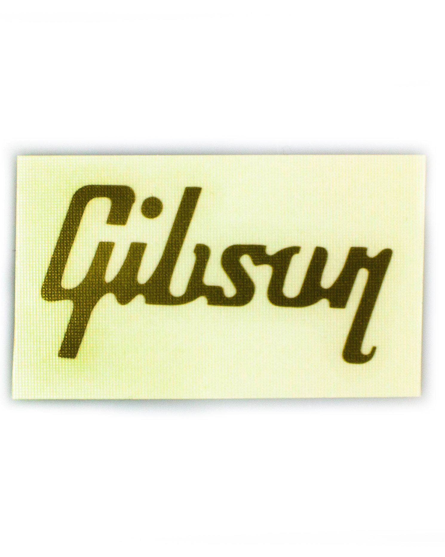 Наклейка на голову грифа гитары "Gibson" Струнки. ру, золотистый