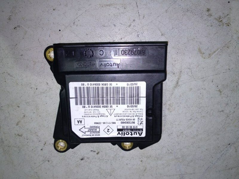 Б/У Блок управления AIR BAG (SRS) Peugeot 308 I 07-б/у , Пежо 308 , аир баг , блок управления подушками безопасности Блок упр...