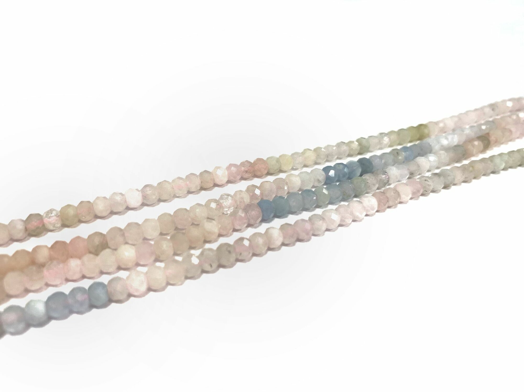 Бусины берилл А граненый 3,4 мм (39 см), Suntrim