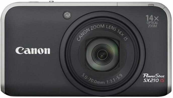 Компактный фотоаппарат Canon PowerShot SX210 IS