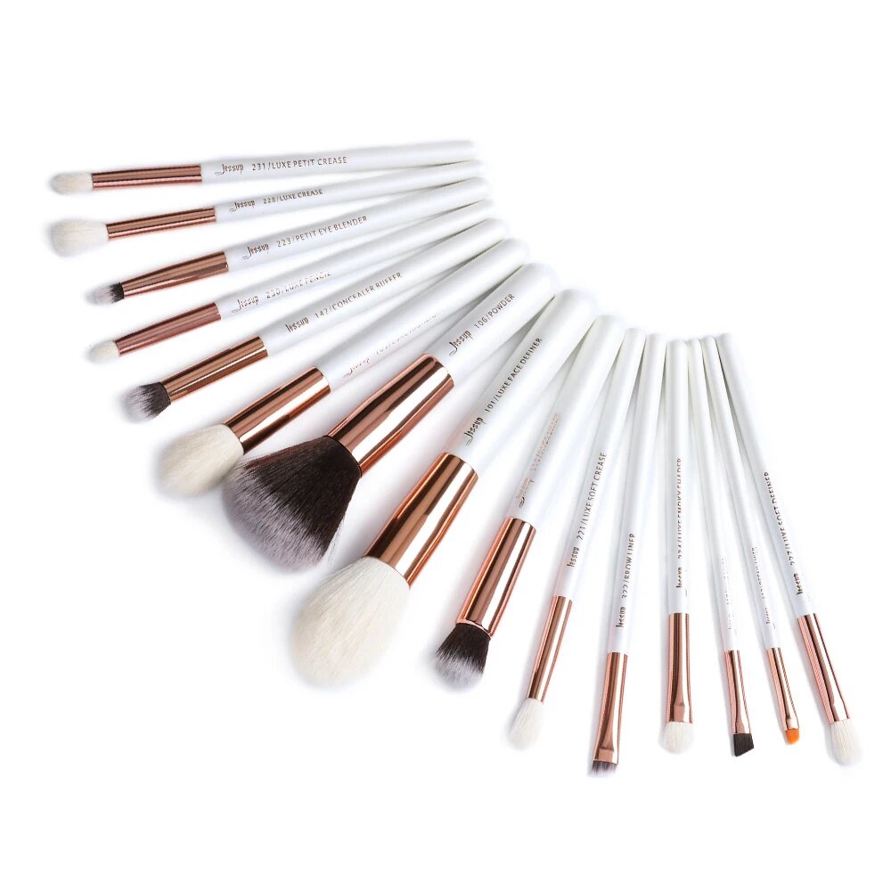 Набор кистей для макияжа Jessup Beauty 15 шт. G2-T222-15PCS