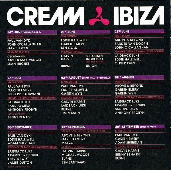 Above & Beyond - Cream Ibiza 2012 (2CD) — фото 1
