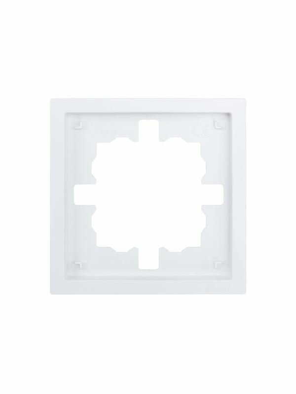 Рамка 1-мест. горизонт. ZIMA бел. LEZARD 704-0200-146