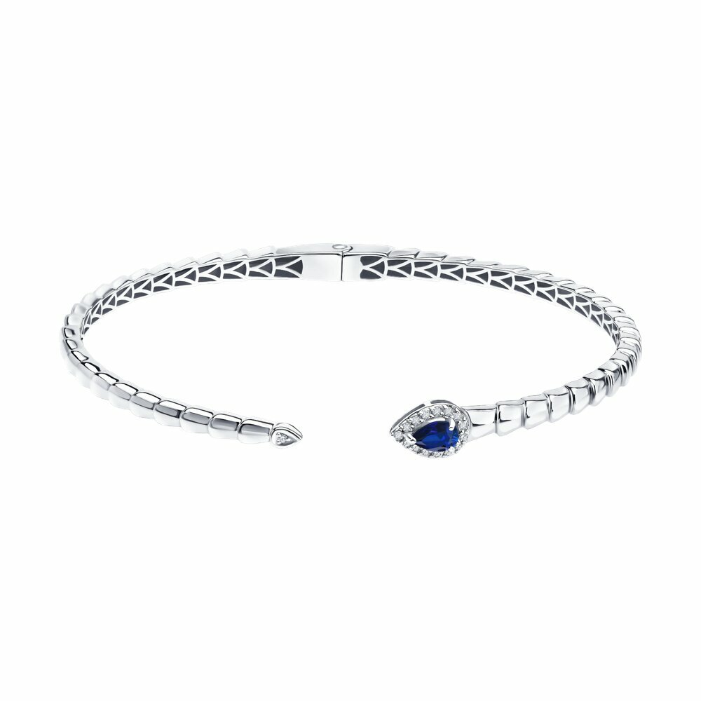 Браслет, белое золото, 585 проба