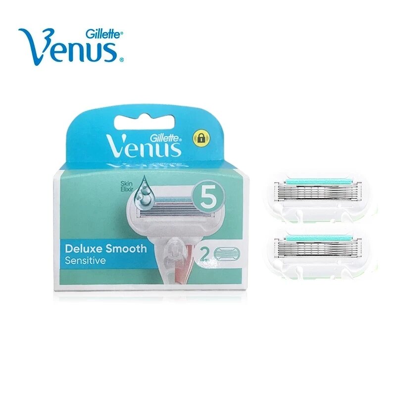 Gillette Venus 5-слойные лезвия для бритвы 2шт 2pcs