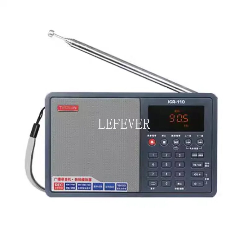 TECSUN ICR-110 FM/AM радио TF карта MP3 плеер рекордер радио