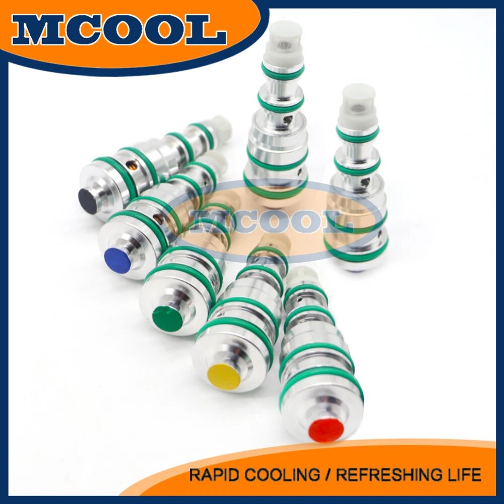 Компрессор переменного тока 44Psi 42Psi 40Psi V5, электромагнитный регулирующий клапан для Buick VW Марка Volkswagen Opel DAEWOO Peugeot R12 или R134a черный