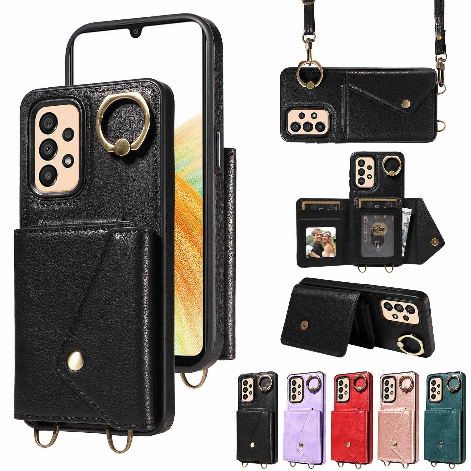 Чехол для для Samsung Galaxy A33 5G /Самсунг Галакси А33(5Джи) кожаный с отделением для карт на Накладка с картхолдером