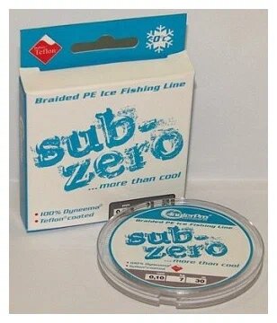 Леска плетеная ANGLER PRO "Sub-Zero" (30м; 0,19 мм; 13 кг сделано в Голландия.