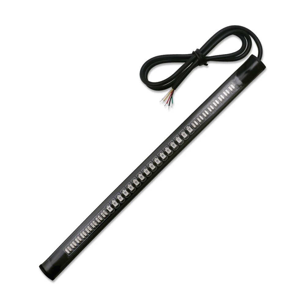 Гибкий светодиодный фонарь для мотоцикла 48 светодиодный стоп-сигнал, полоса, хвостовой указатель поворота, задний стоп-сигнал, стоп-сигнал, стоп-сигнал