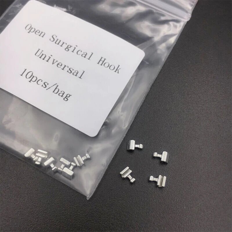 Ортодонтические лингвальные кнопки и крючки Yenzck Crimpable Hook