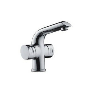 Смеситель Frap люкс F1077, для умывальника, каскадный, хром, латунь