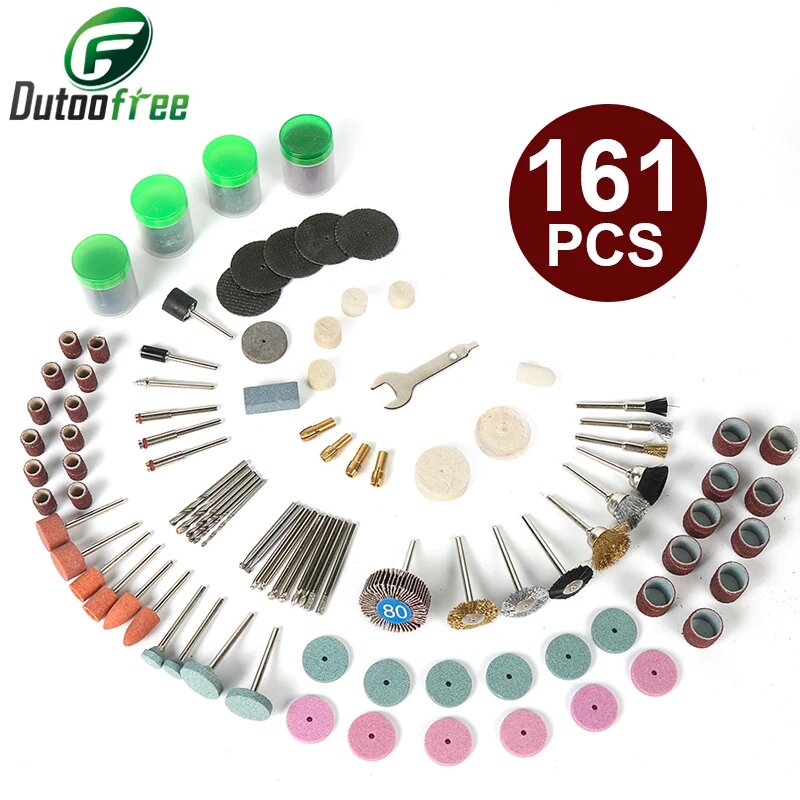 Набор аксессуаров для дремеля dutoofree 161 шт.