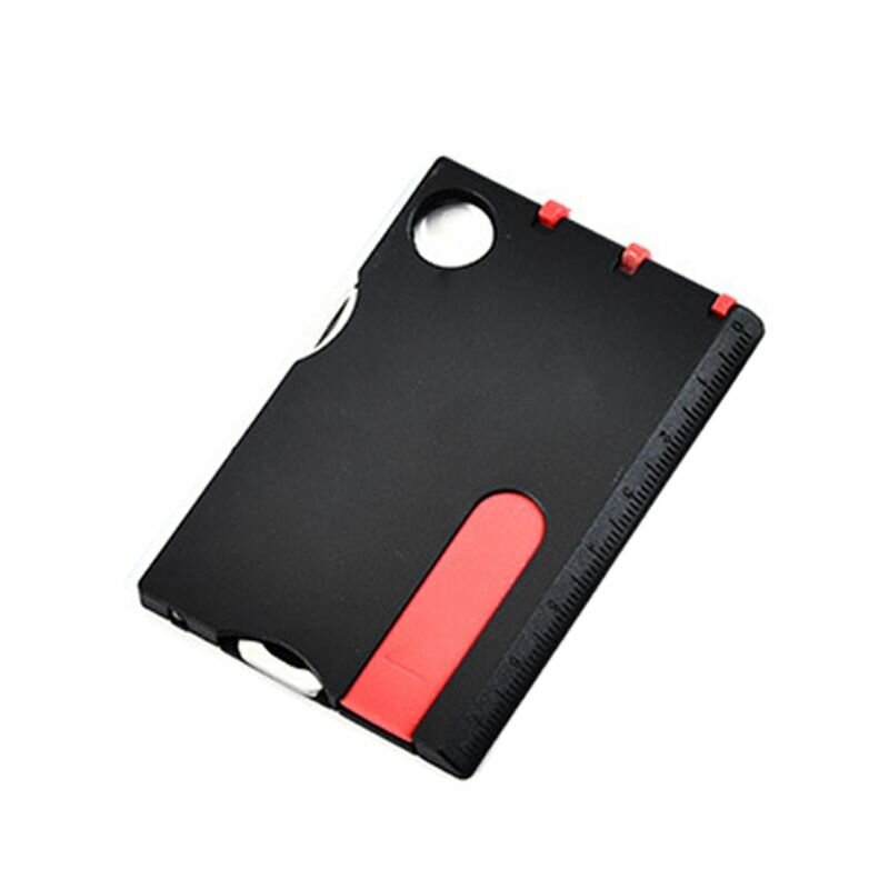 Многофункциональный инструмент для кредитных карт 12 в 1, многофункциональный открытый карманный кошелек кемпинга,