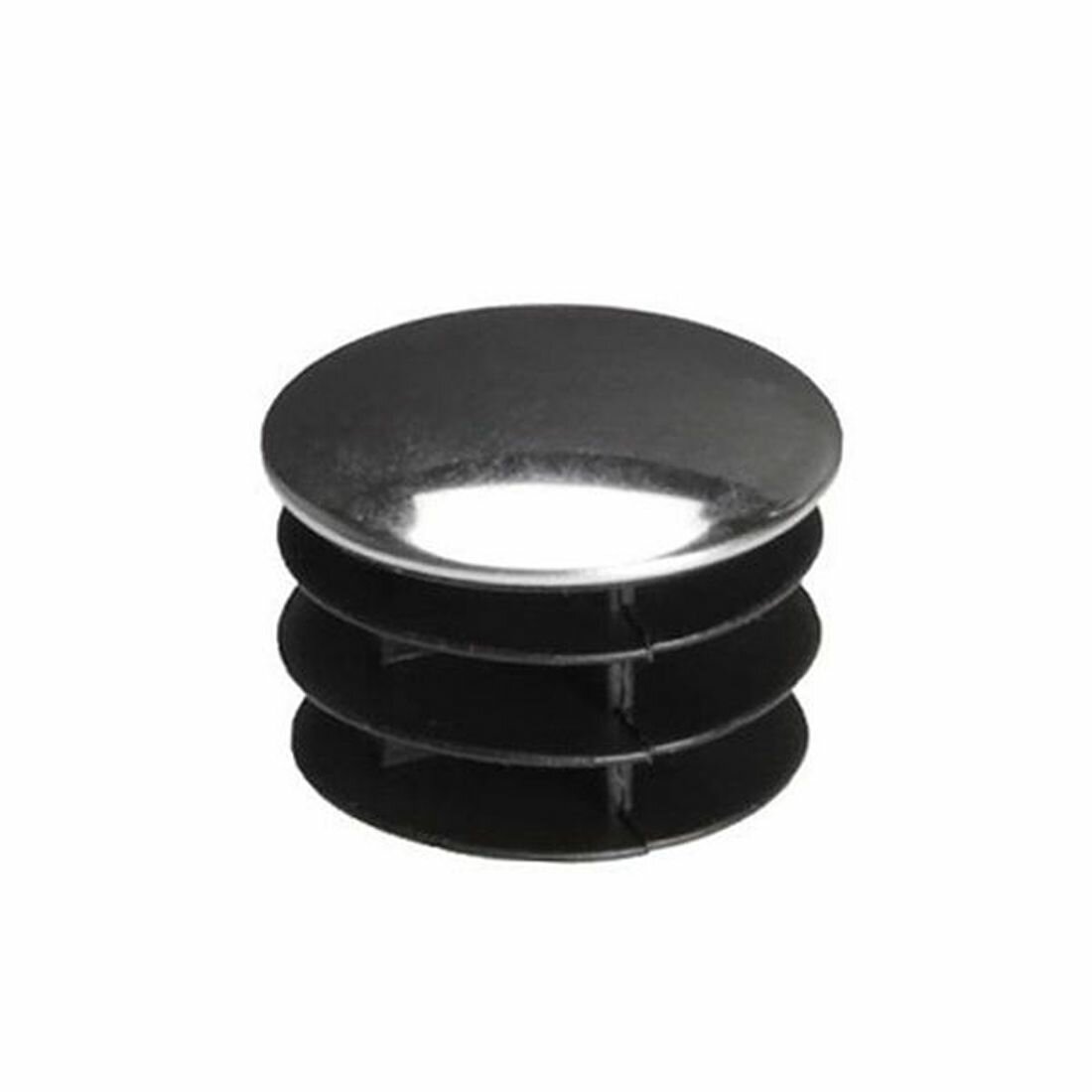 Заглушка декоративная для трубы d16мм (307А), пластиковая, хромированная