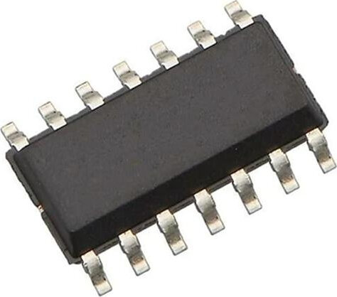 Микросхема TEXAS INSTRUMENTS SN74LVC14ADR Микросхема: цифровая NOT Ch: 6 CMOS SMD SO14 74LVC 1,65-3,6ВDC 10мкА 1шт