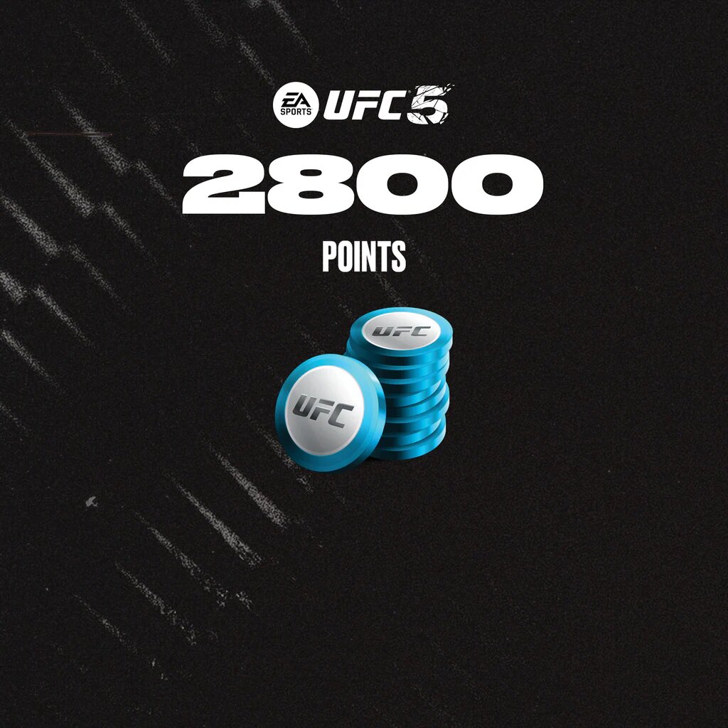 Дополнение UFC 5 - 2800 UFC POINTS, цифровое издание PlayStation 5, регион Турция / код пополнения баланса