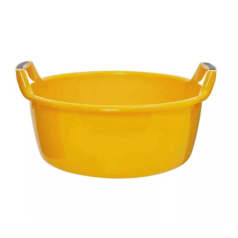 Таз Полимербыт 203, круглый, с ручками, пластик,16 литров, в ассортименте