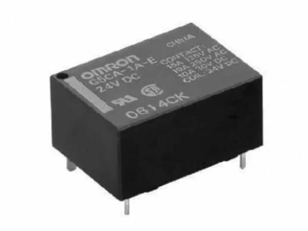 Реле OMRON G5CA-1A-E 24VDC электромагнитное, SPST-NO, Uобмотки 24ВDC, 15 A/110ВAC, 1 шт