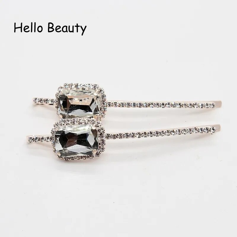 Пара заколок Hello Beauty, clear