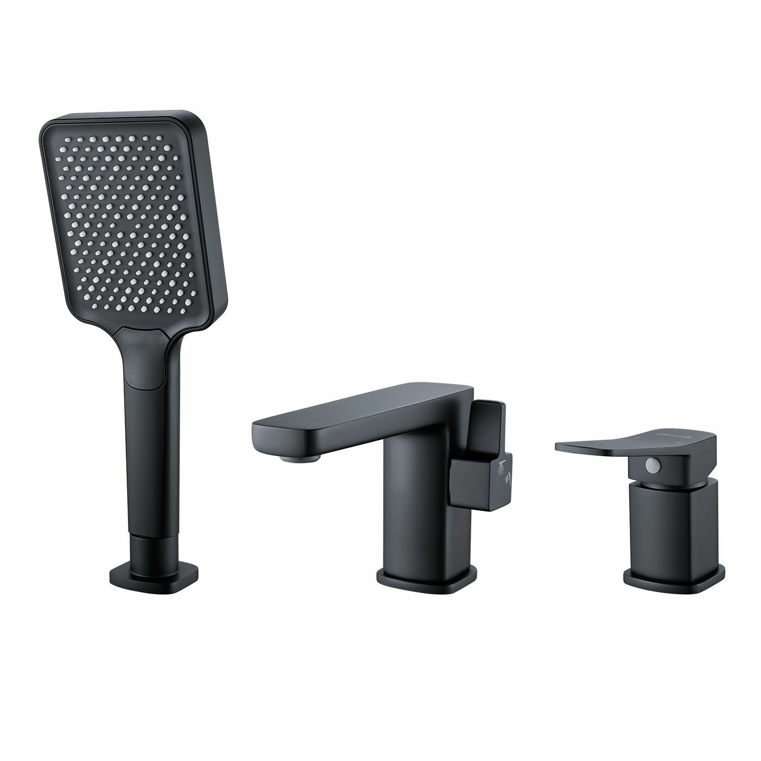 Смеситель на борт ванны Shevanik S99 S9YI91WW2HWS черный